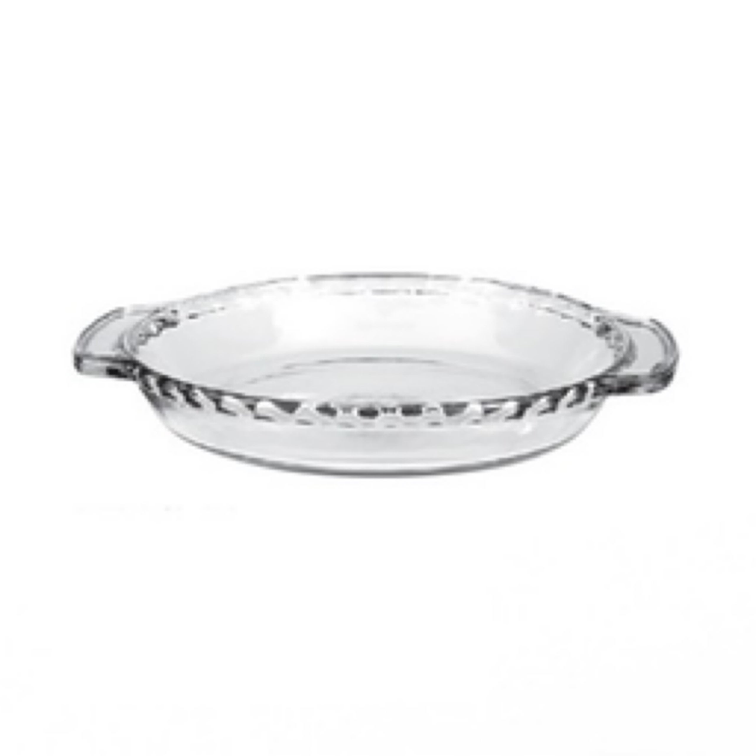 Pie Pan Deep Dish 9.5” Glass Scalloped Anchor | Sherry's Kitchenwares ...